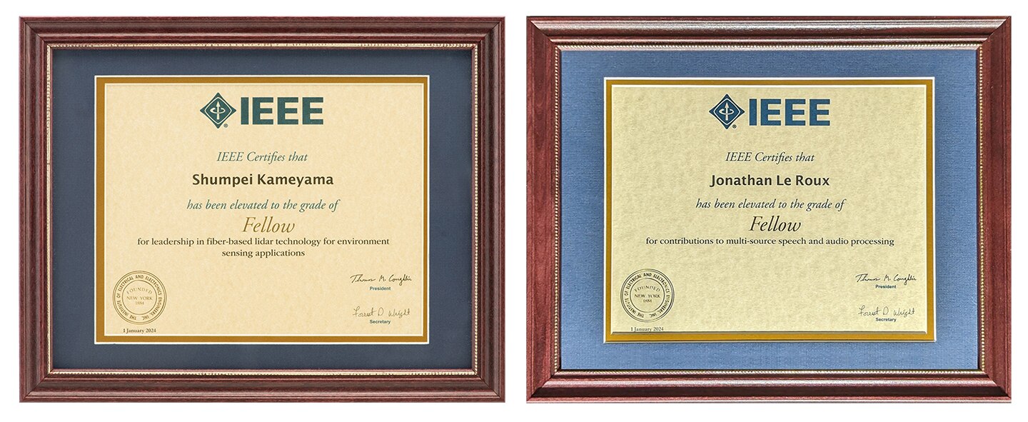 Two Mitsubishi Electric Researchers Elevated to IEEE Fellows, Class of ...